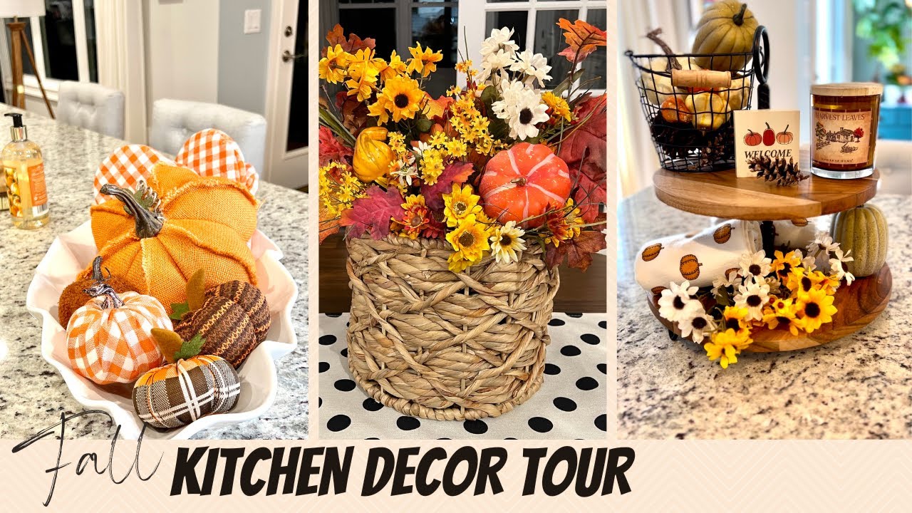 🍁COZY FALL KITCHEN DECOR IDEAS | NANTUCKET COTTAGE STYLE KITCHEN COZY ...