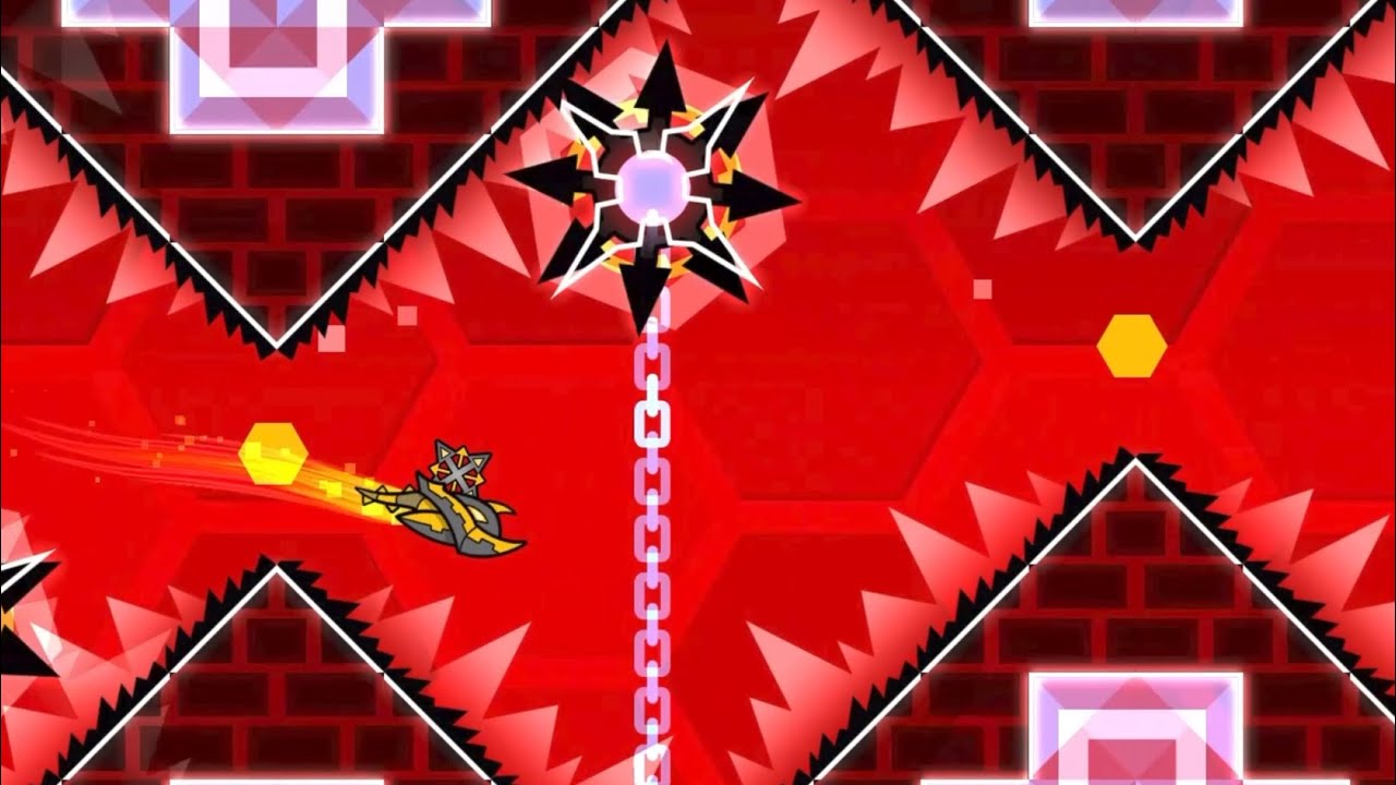 Hexagon Force v2 100% (Medium Demon) by Neptune | Geometry Dash - YouTube