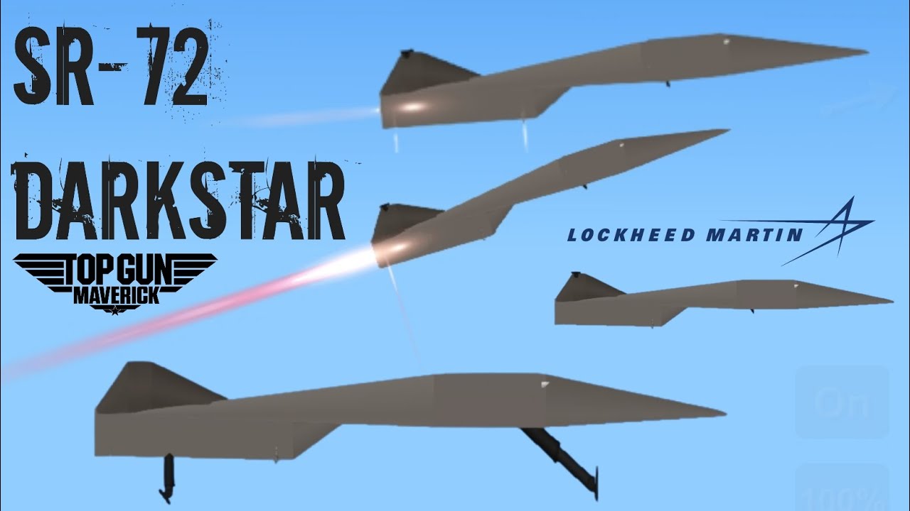 SR - 72 Dark Star Hypersonic Vehicle of Top Gun:Maverick in Spaceflight ...