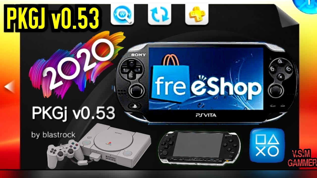 PKGJ PSVITA 2020 NOVA PKGJ v0.53 ATUALIZAÇÃO 😱🤩👏🆚️ - YouTube