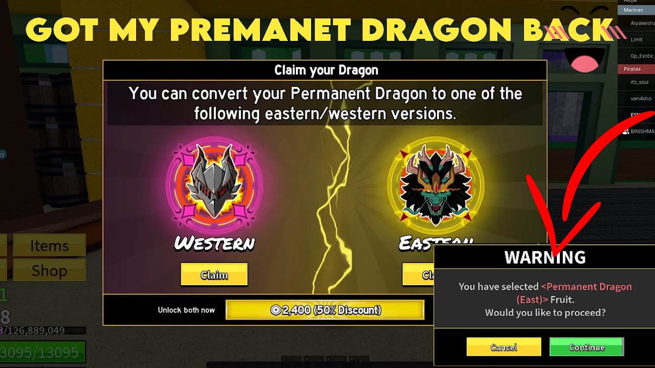 Eastern vs Western | Blox Fruits Dragon Update! - YouTube