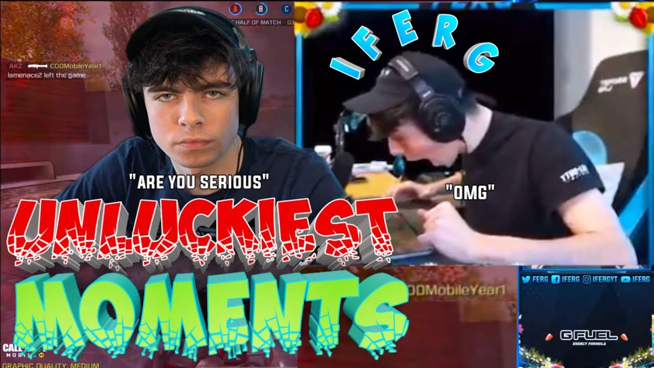 iFerg Unluckiest Moments | "OMG DUUUDE" iFerg Rage & COD Mobile Funny ...
