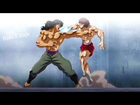 Baki Hanma vs Kaku Shunsei | Full Fight Scene | Eng Dub [4K] | Baki Raitai Tournament