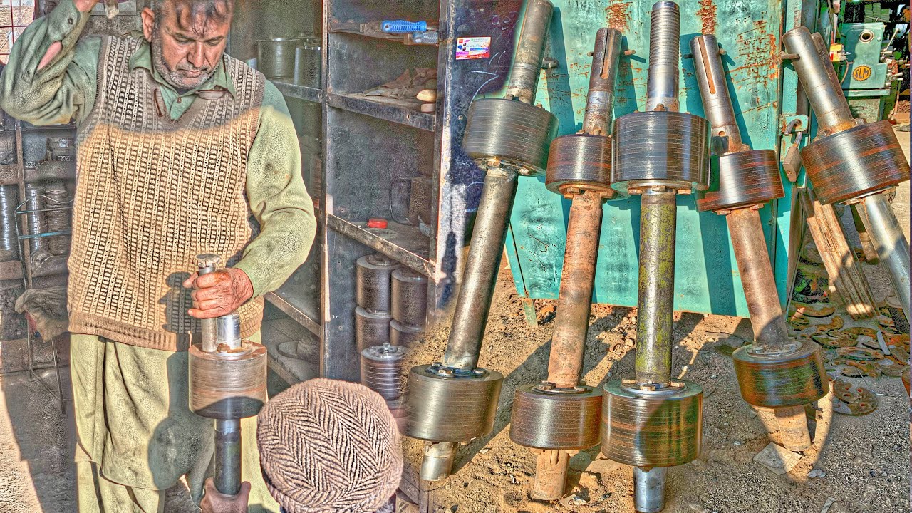 Genius Old Man Making Drum Boring Brake In Local Workshop. - YouTube