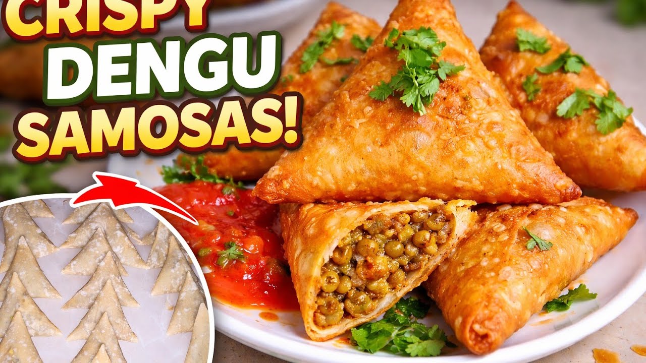 Crispy Dengu Samosas | Simple & Budget Friendly/green grams samosas ...