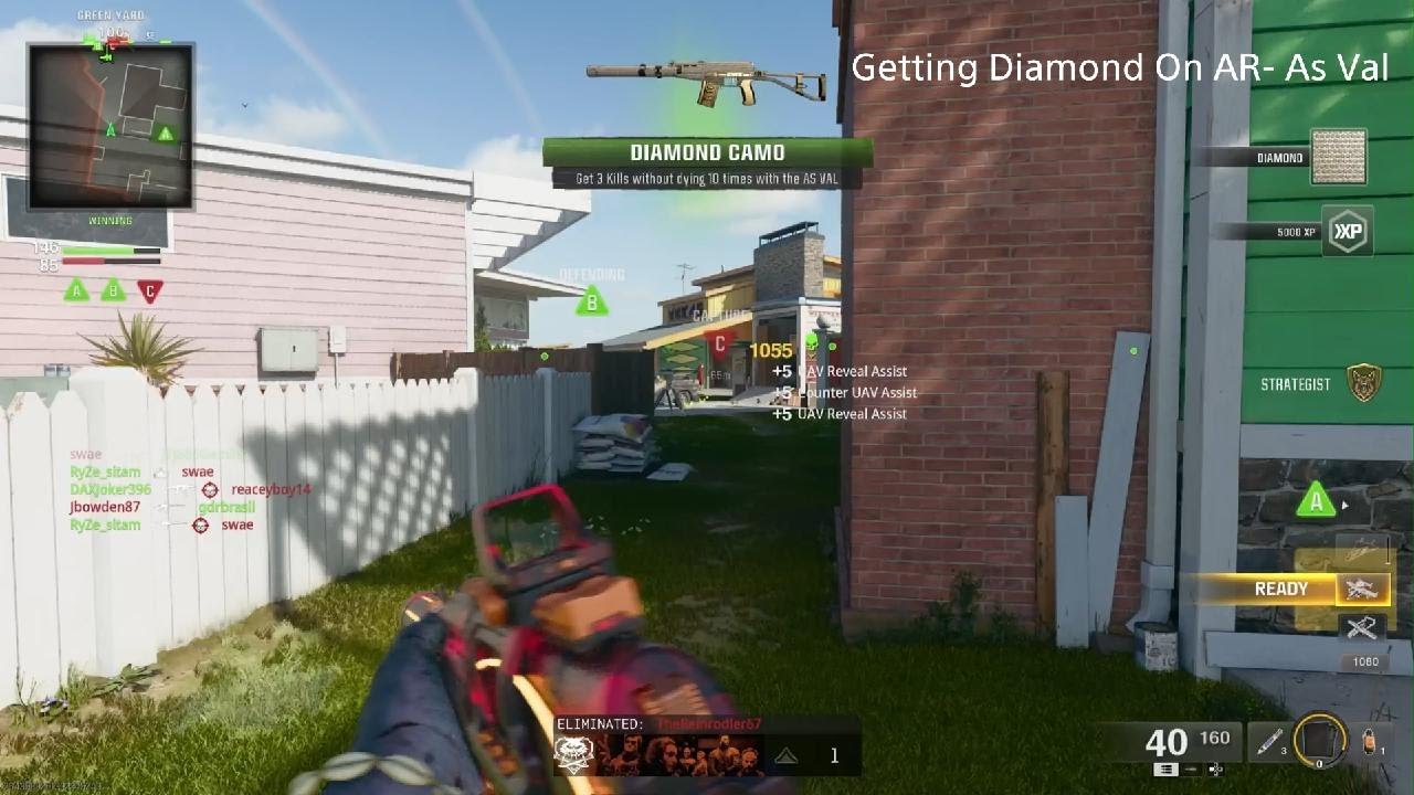 Call of Duty BO6 Getting Diamond On AR- As Val - YouTube