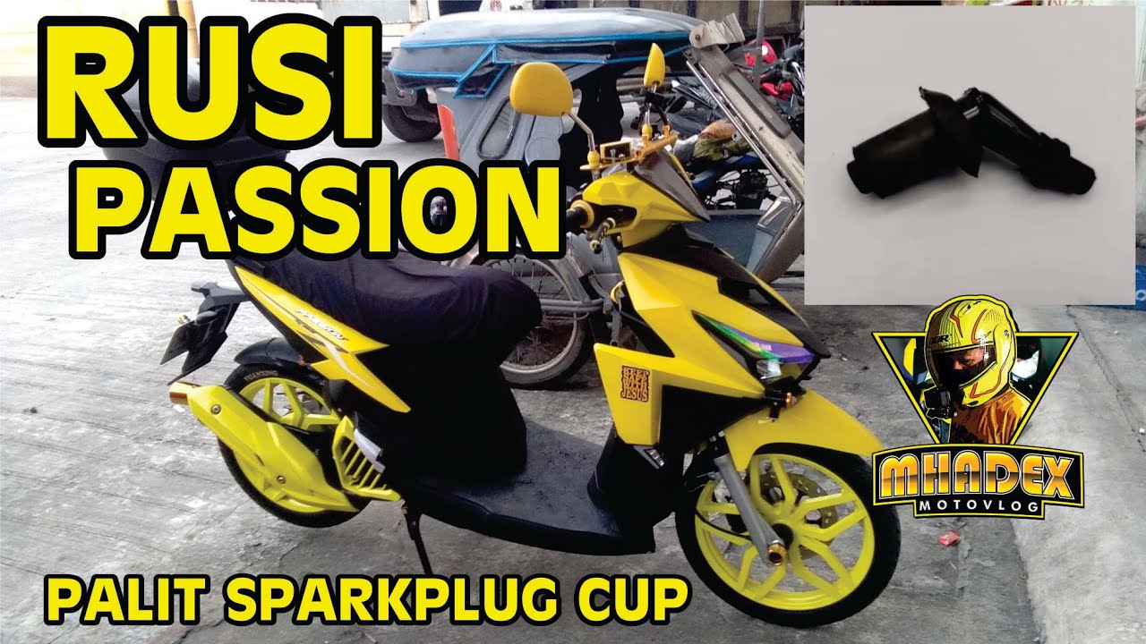 Rusi Passion 125. Palit ng Sparkplug CUp. #MHadex Motovlog - YouTube