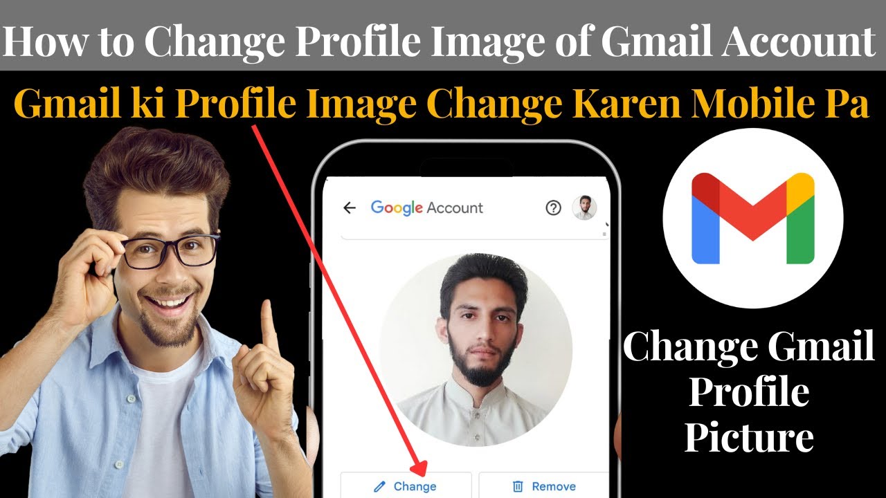 How to change gmail account profile picture | Gmail ki profile pic ...