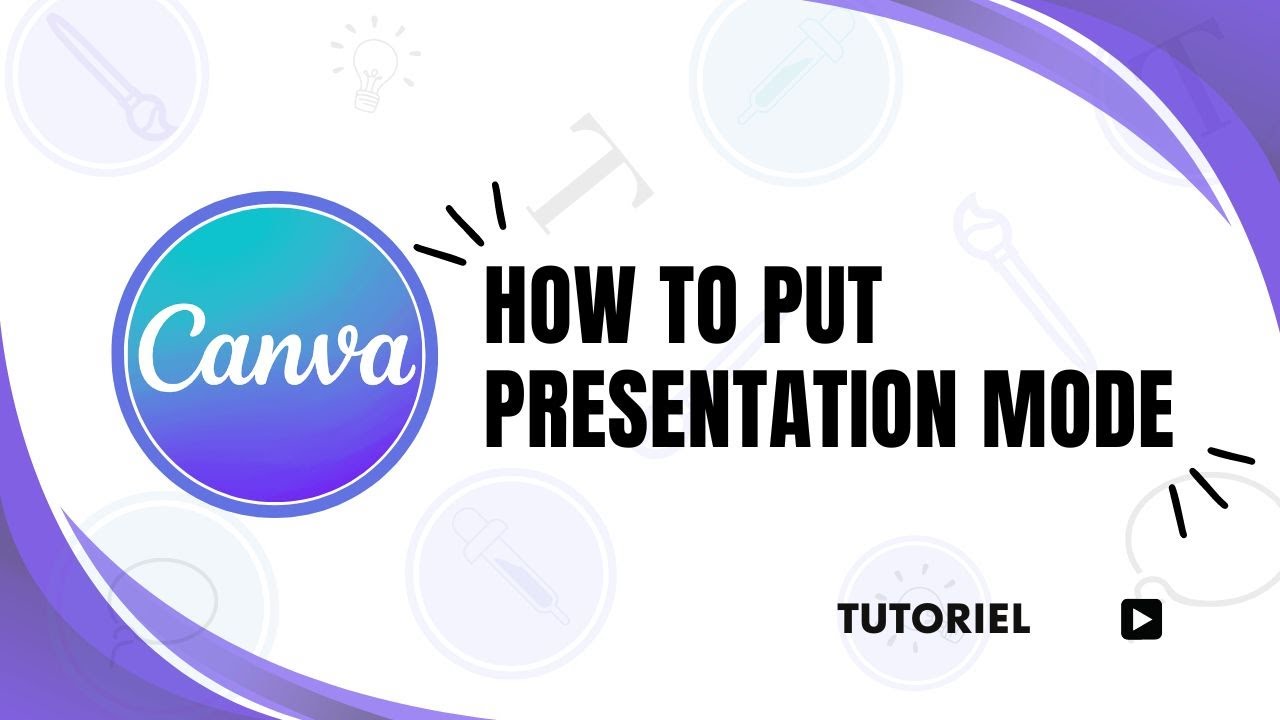 How to put Canva in presentation mode - YouTube