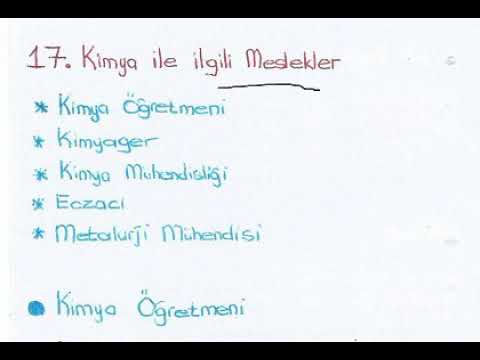 20. Kimya ile ilgili meslekler-nanoteknoloji ve yari iletken teknoloji
