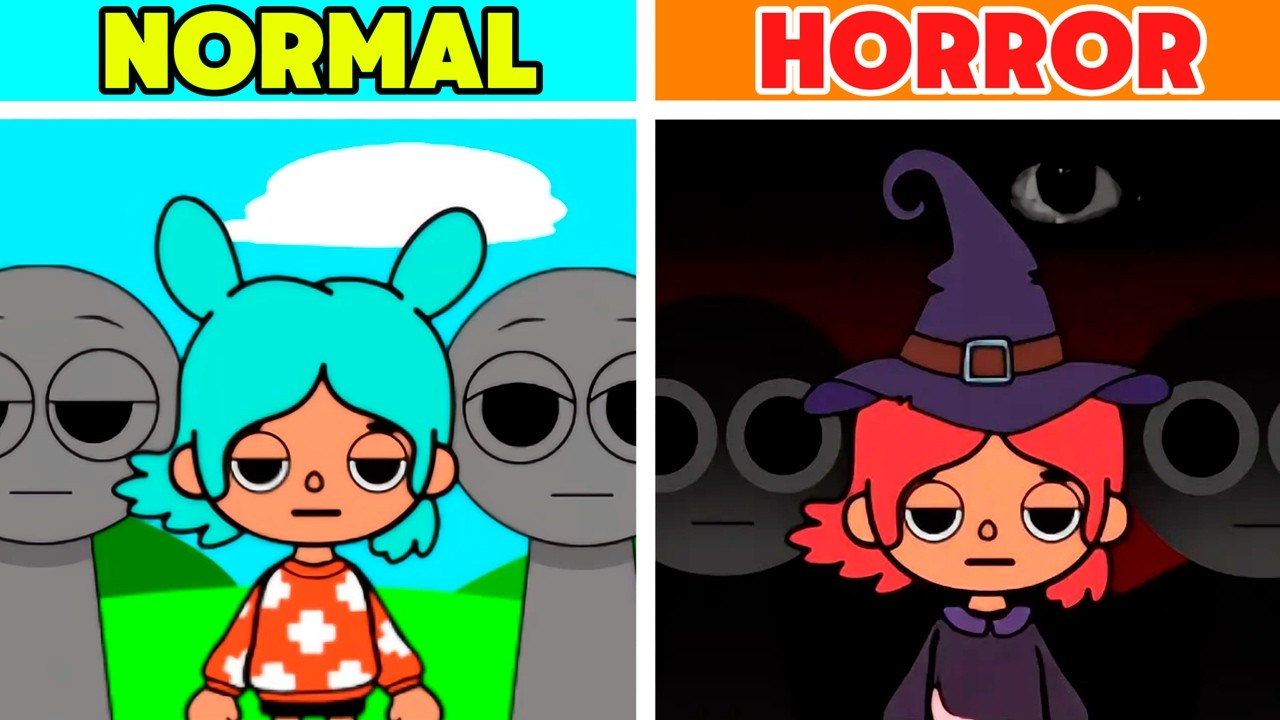 INCREDIBOX SPRUNKI but Toca Boca! NORMAL VS HORROR VERSION (New mod ...