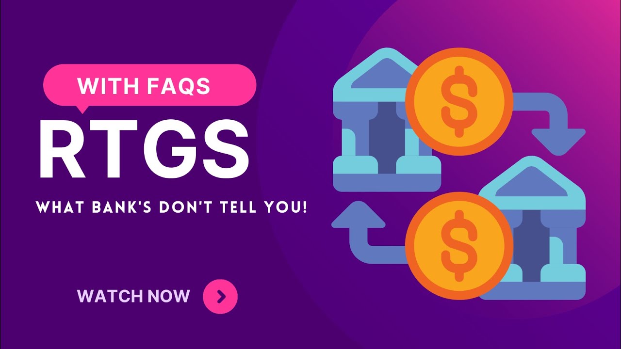 RTGS funds transfer system with FAQs : What Banks don't tell you! - YouTube