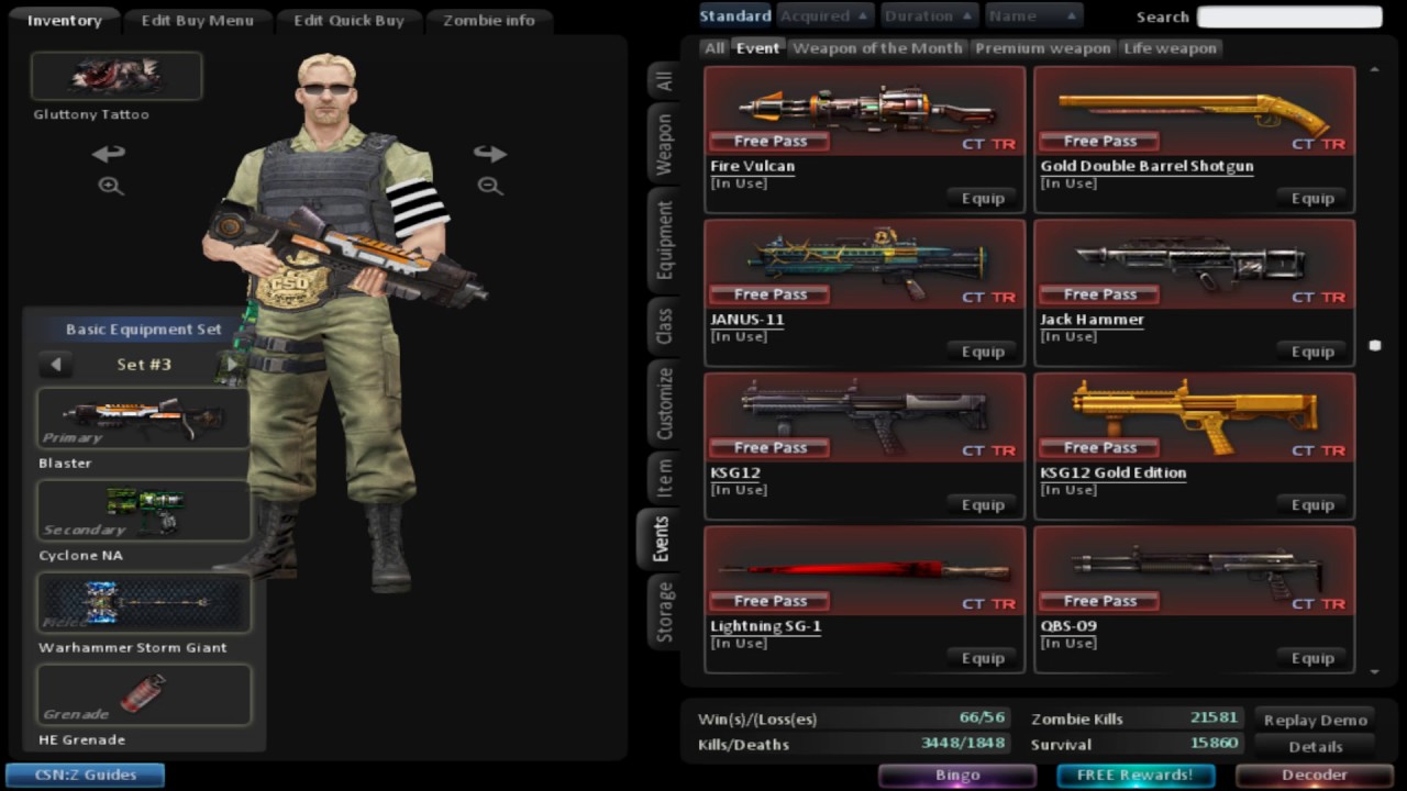 CSNZ - VIP System【The highest rank VVIP】Weapon And Class - YouTube