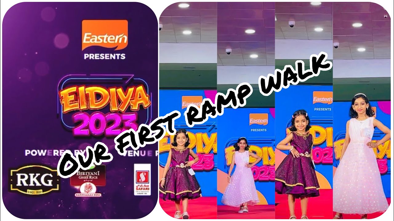 First ramp walk experience in Dubai/Eidiya 2023. - YouTube