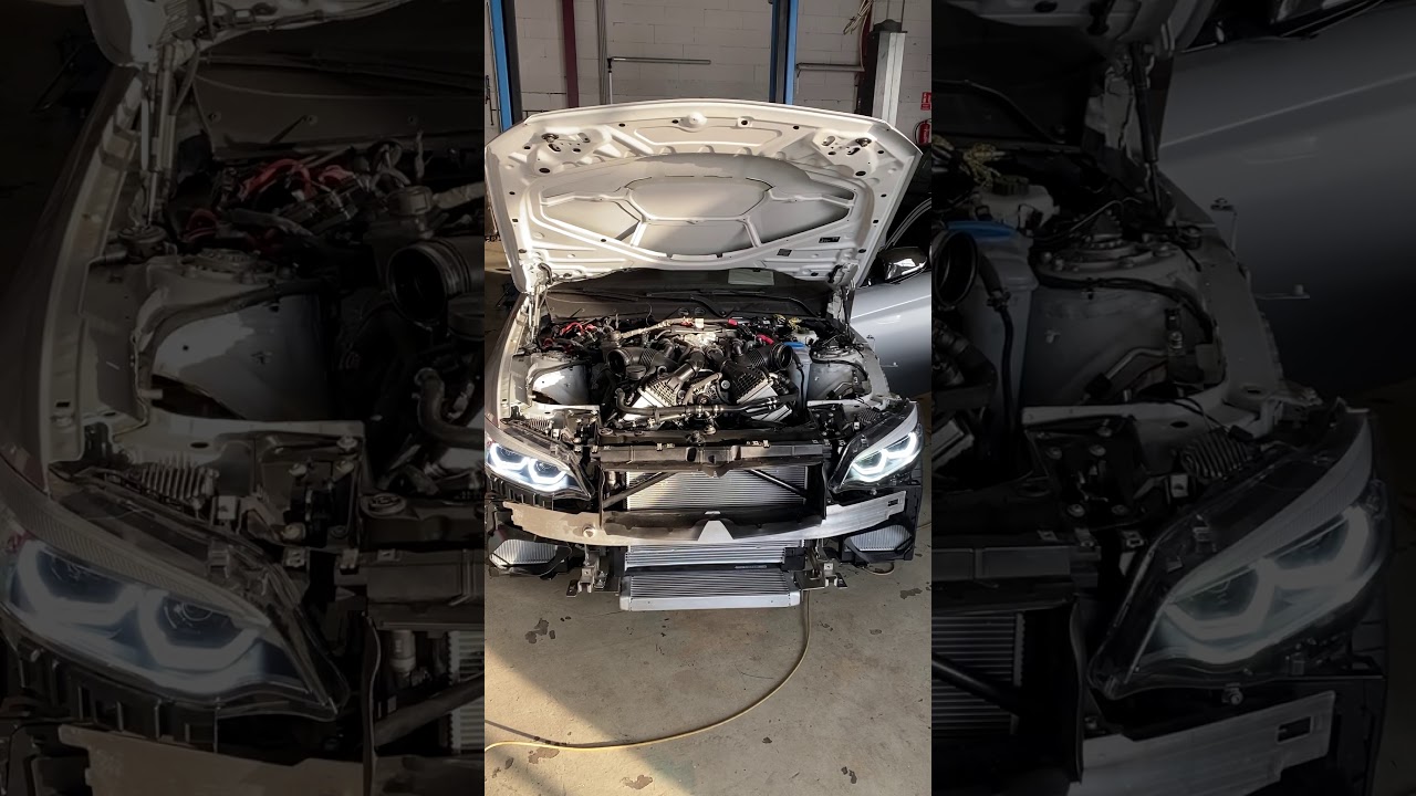 BMW F20 M135iX S63B44 (V8 BiTurbo 4,4L) Swap - YouTube