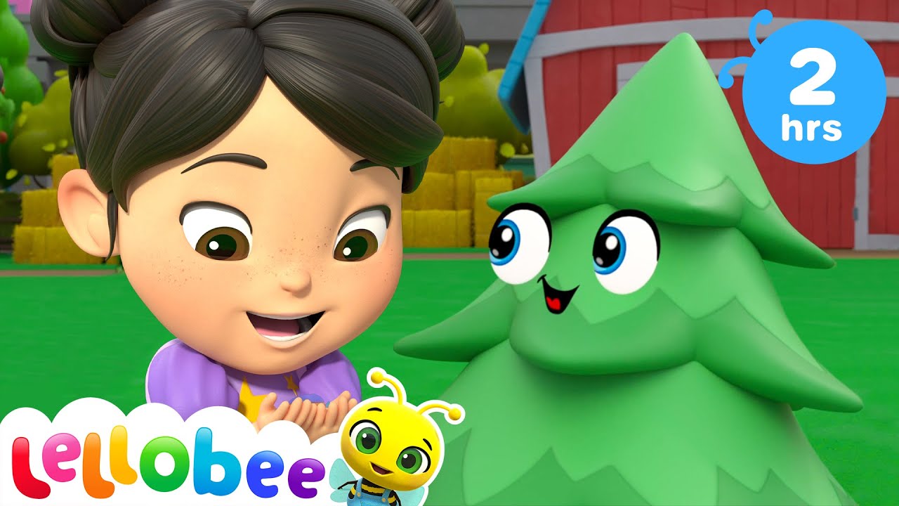 O'Little Tree | Lellobee City Farm | Kids Songs | Nursery Rhymes ...