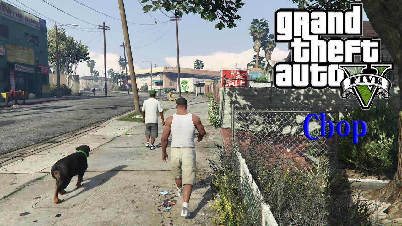 Grand Theft Auto V - Misión #4 Chop - YouTube