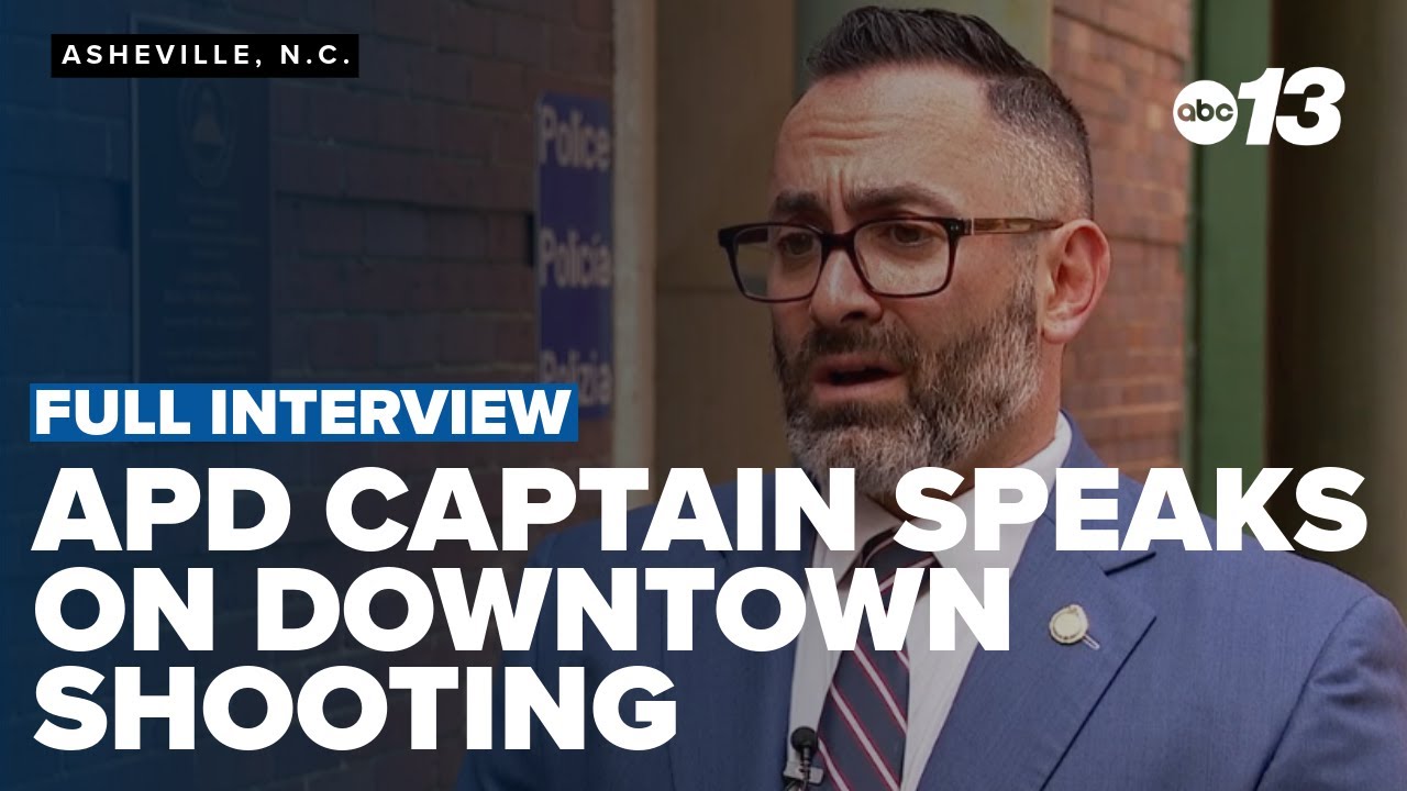 APD Captain Joe Silberman speaks on downtown Asheville shooting - YouTube
