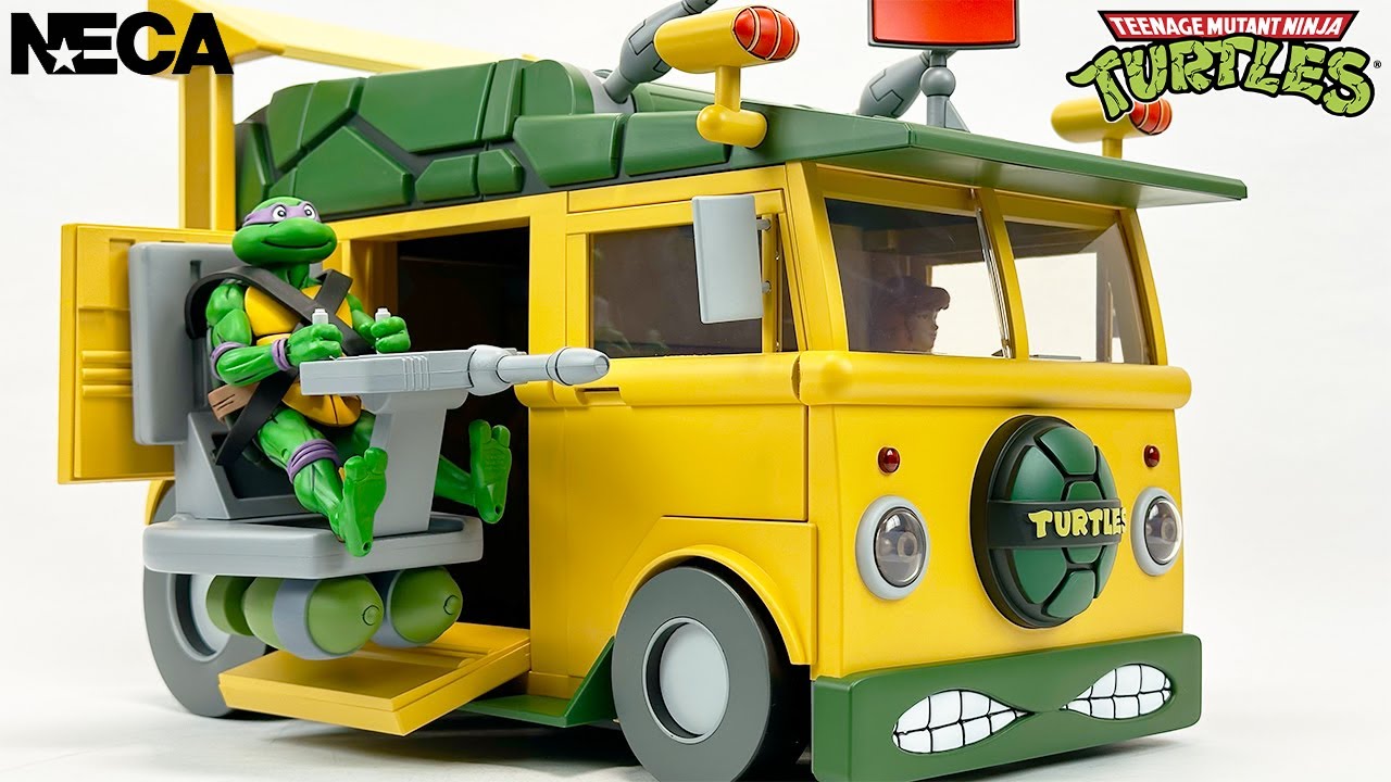 NECA TMNT Turtle Van Review! - YouTube
