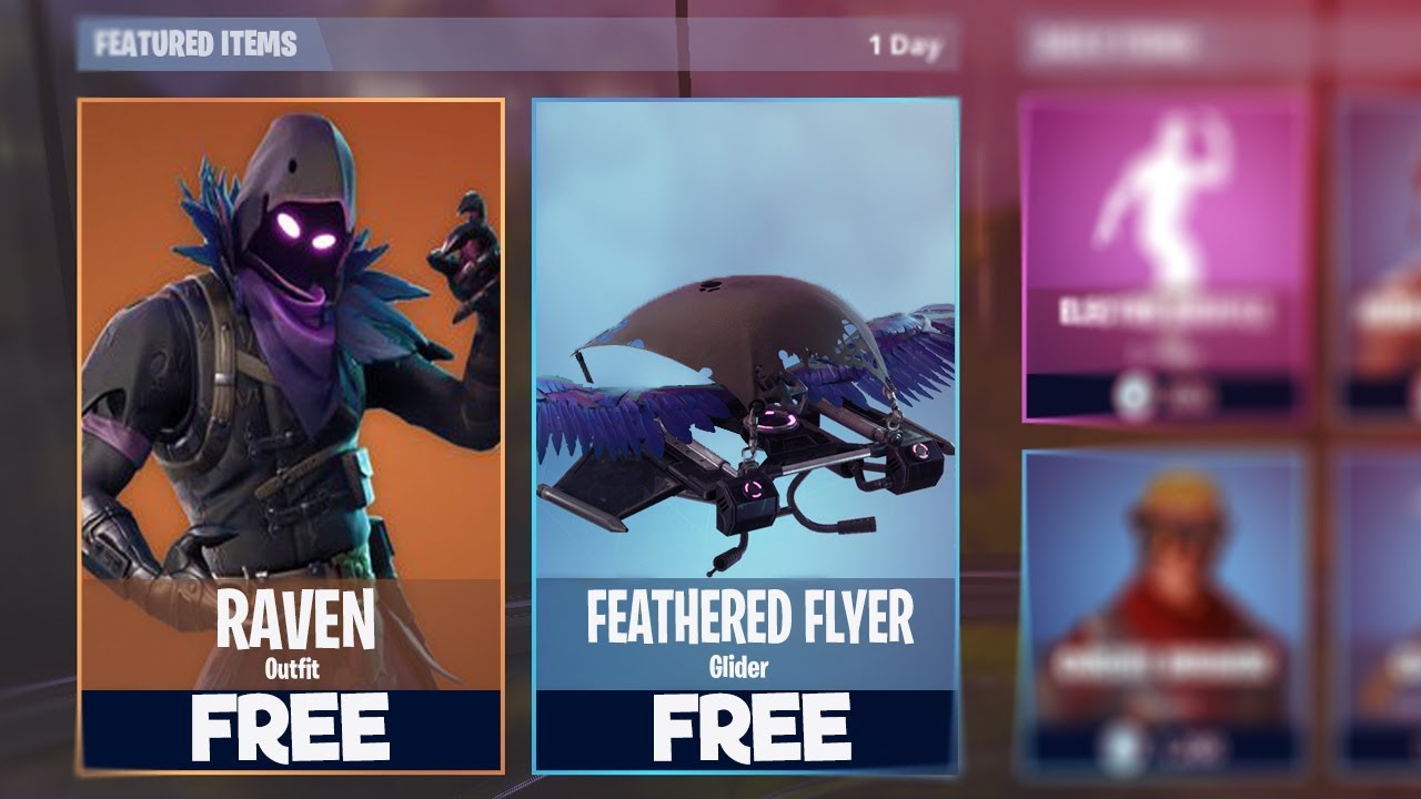 New RAVEN SKIN & FEATHERED GLIDER In Fortnite! HOW TO GET FOR FREE ...