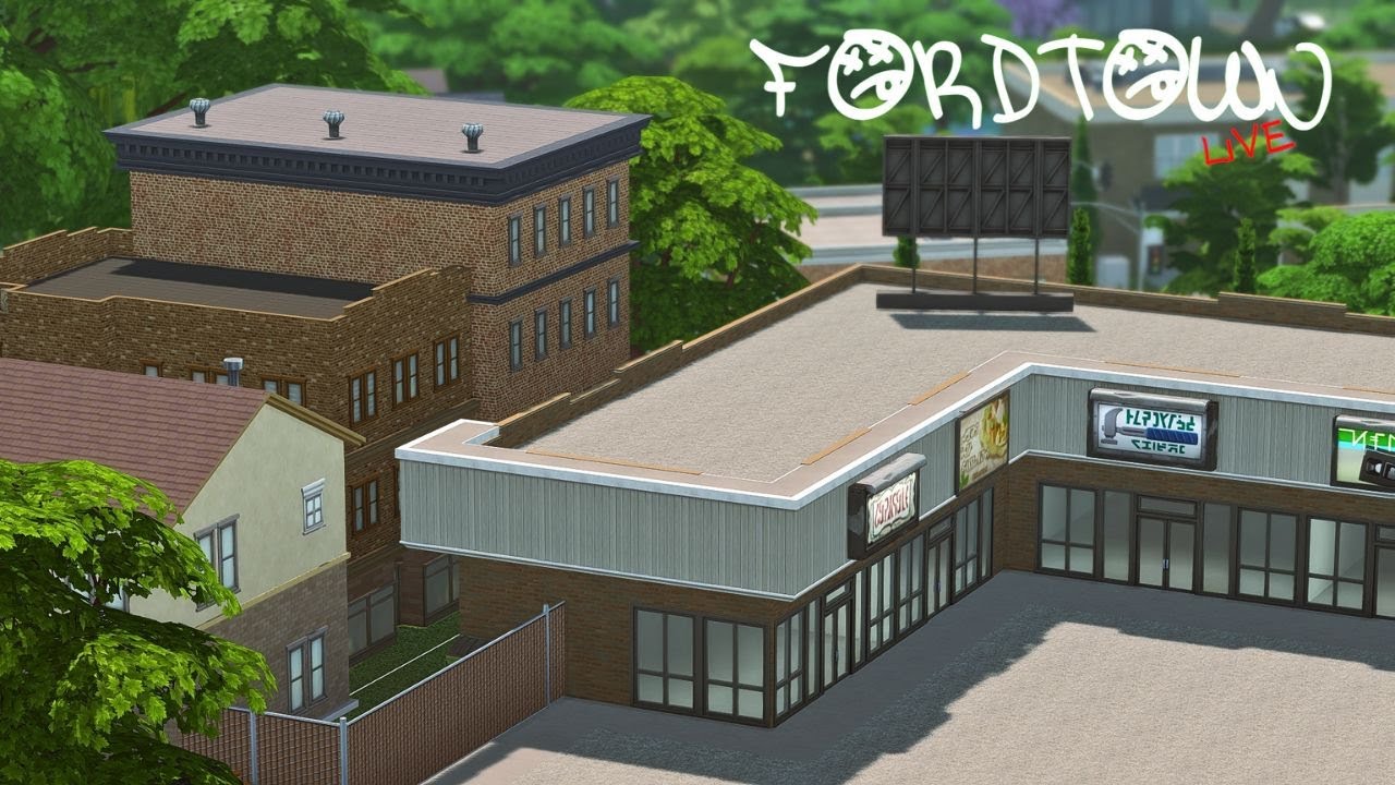 try to make a strip mall challenge (IMPOSSIBLE) 🏘 [LIVE] :: the sims 4 ...