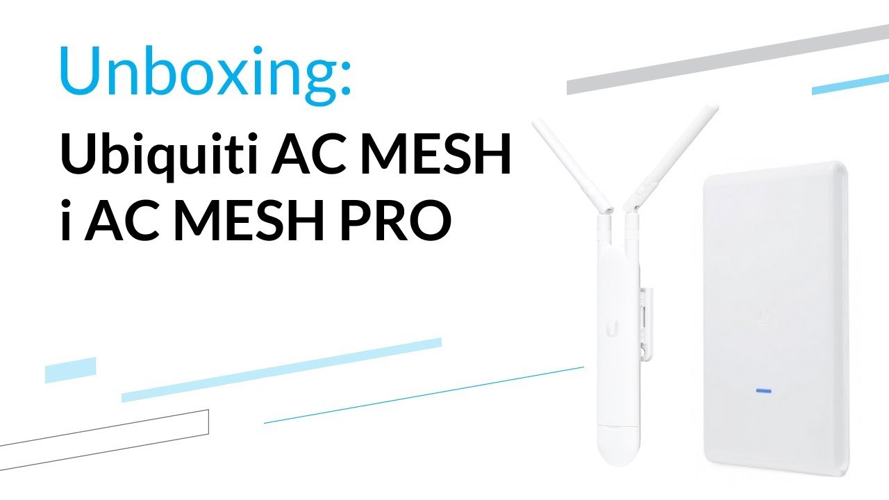 Ubiquiti AC MESH i AC MESH PRO - Unboxing - YouTube