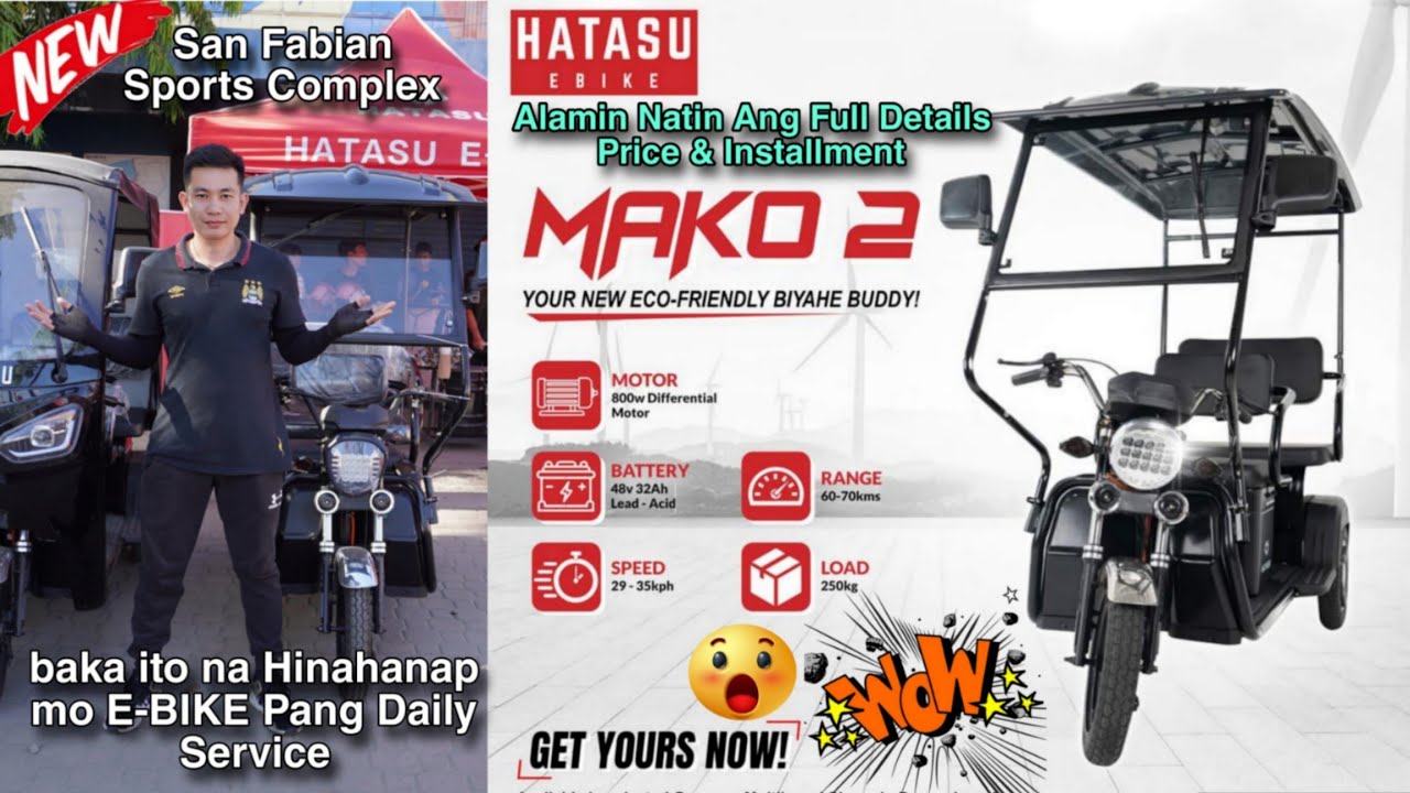 HATASU MAKO 2 E-BIKE - YouTube