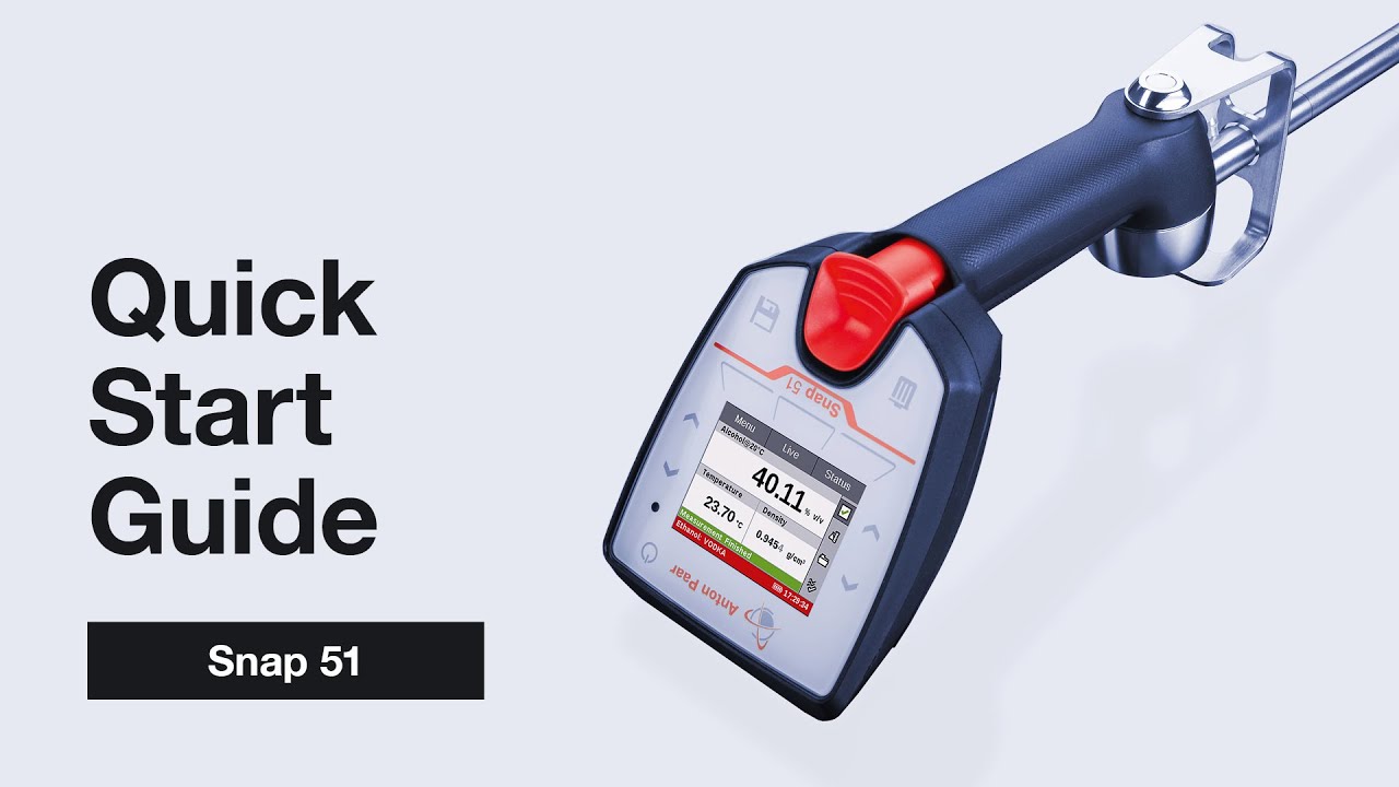 How to use the Snap 51 Handheld Alcohol Meter | Quick Start Guide ...