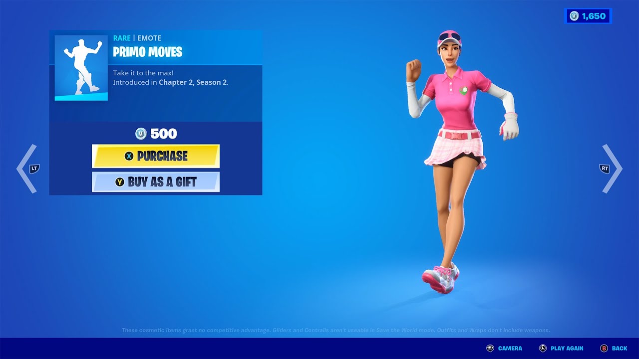 Fortnite PRIMO MOVES Emote Showcase w Audio! - YouTube