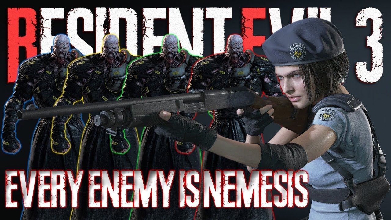 Resident Evil 3 Remake PC | Every Enemy is Nemesis on Nightmare - YouTube