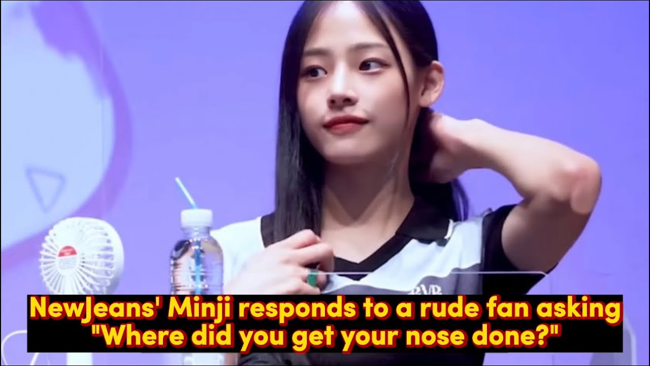 NewJeans Minji Responds To A Fan Asking "Where Did You Get Your Nose ...