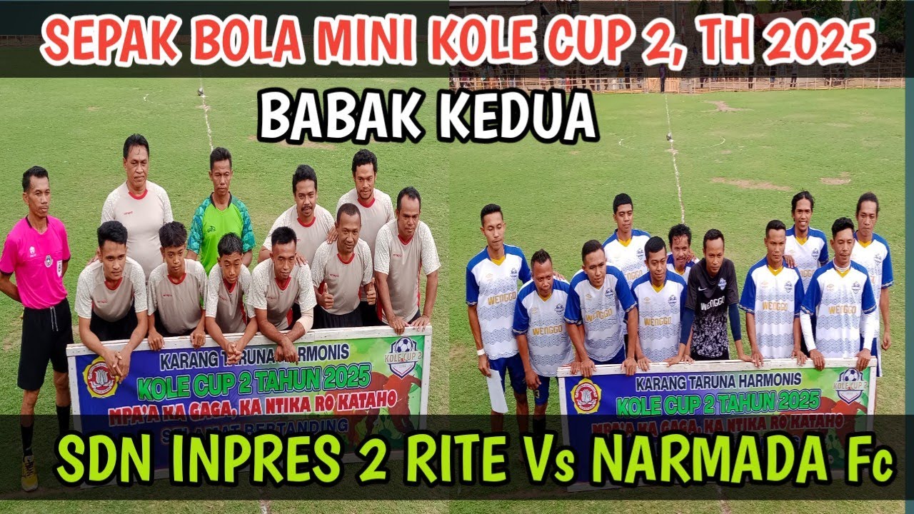 Pertandingan Bola Mini SDN Inpres 2 Rite Vs Narmada Fc - Kole Cup 2 Th ...