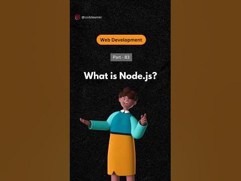 What is Node.js 👩🏻‍💻 | #shorts #coding #webdevelopment #nodejs - YouTube