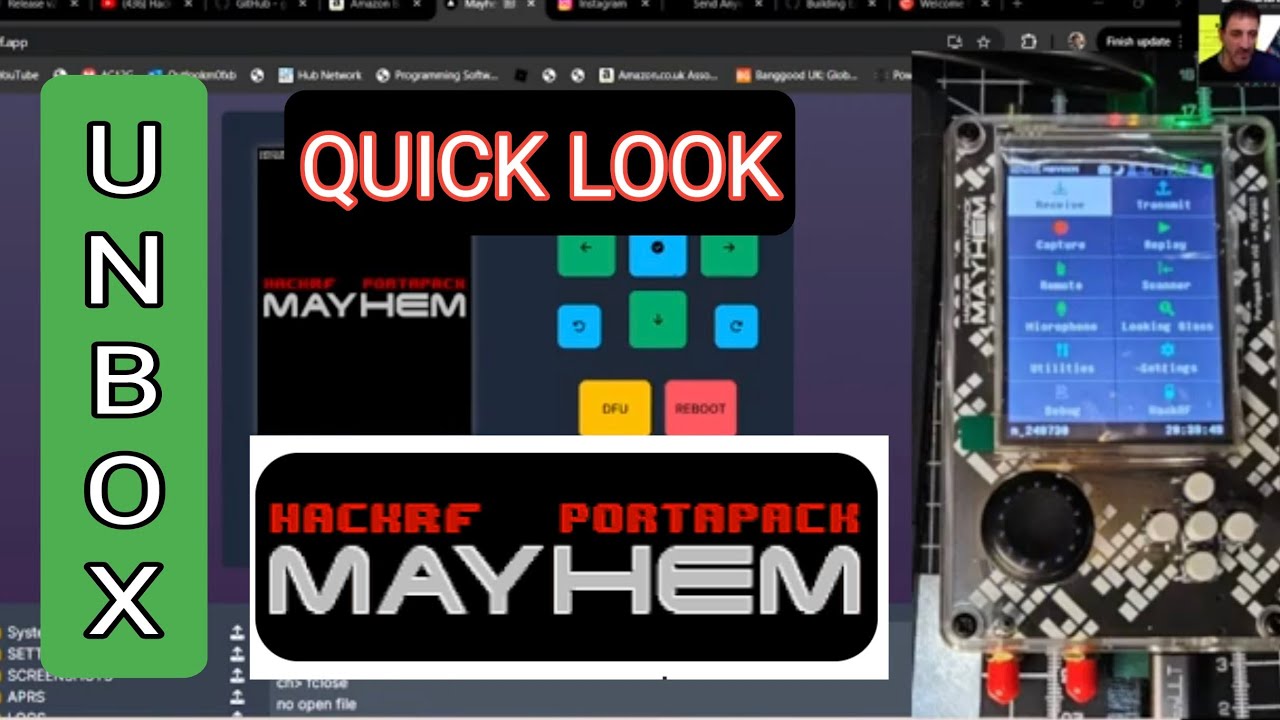 Hack Rf - PortaPack - Unbox & First Look Overview - YouTube