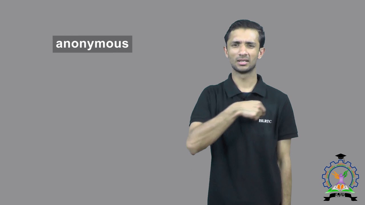 anonymous (sign 1) - YouTube