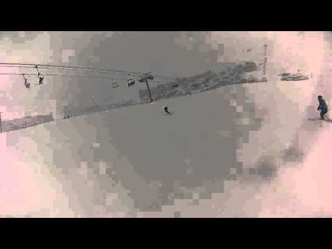 Dwarf ski falling karma - YouTube