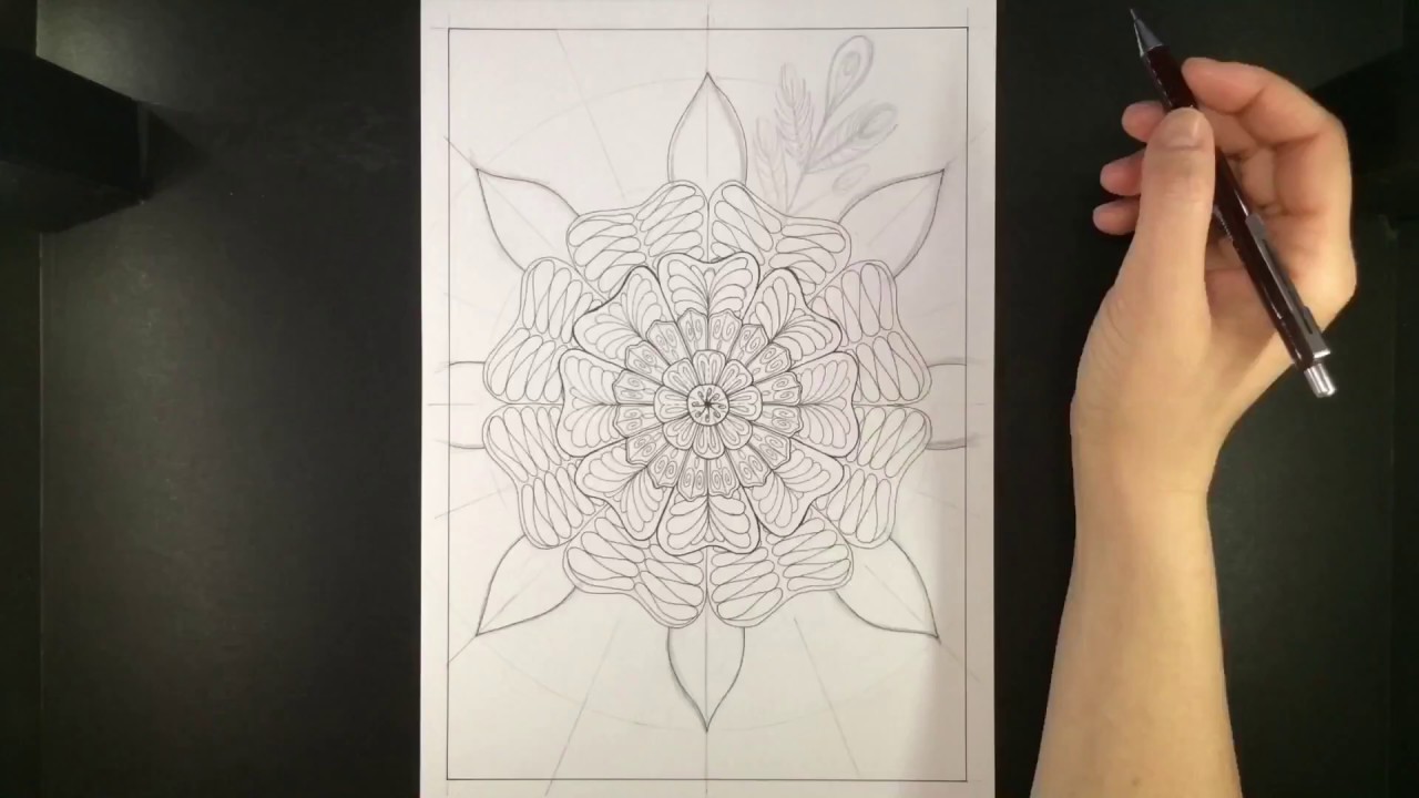 Adult Coloring Book - Watch me Draw the Pages. Untangle #22 - YouTube