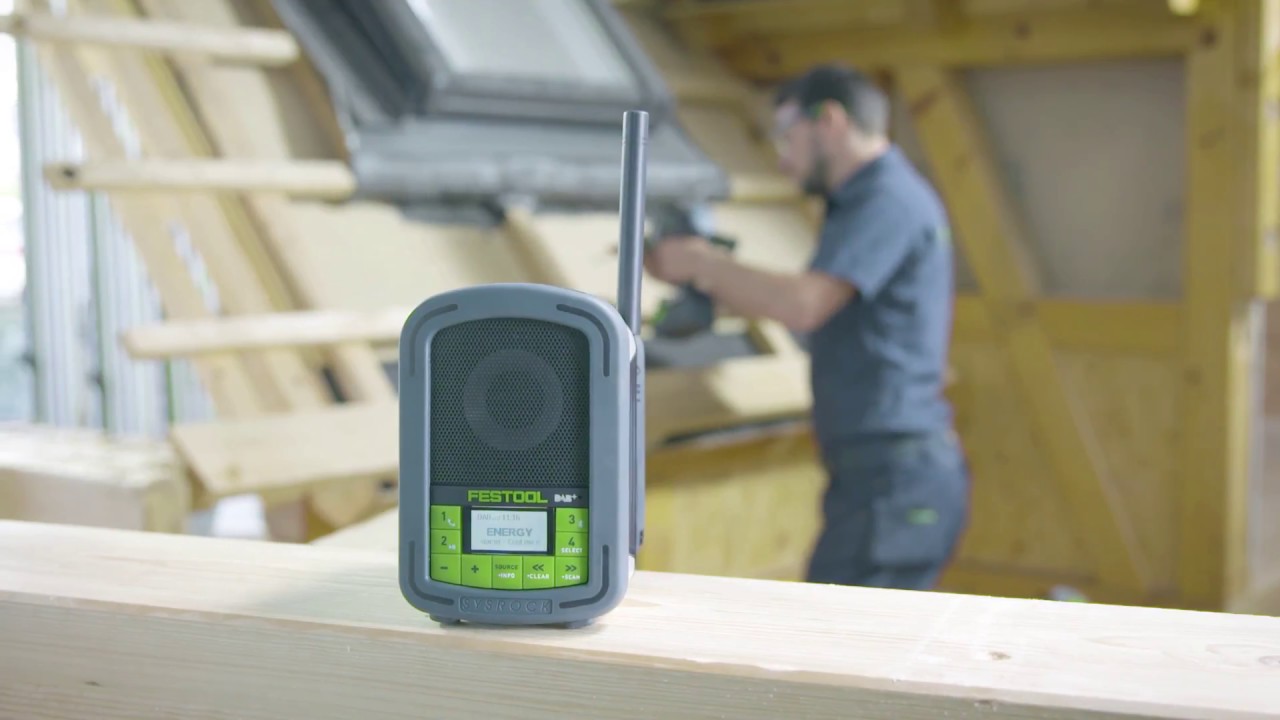 Festool SYSROCK BR 10 DAB+ radio - YouTube