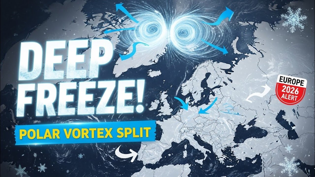 Polar Vortex Split: Europe’s Deep Freeze Explained! - YouTube