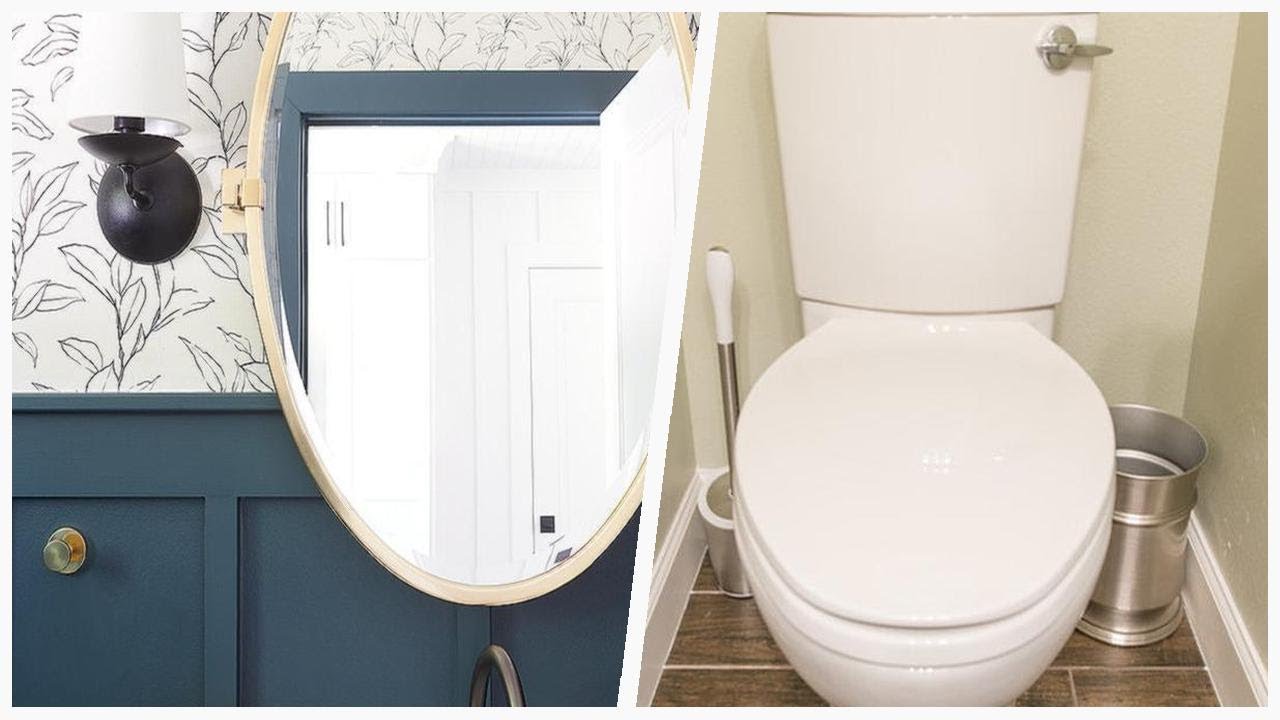 75 Powder Room With Green Walls And Quartz Countertops Design Ideas You ...