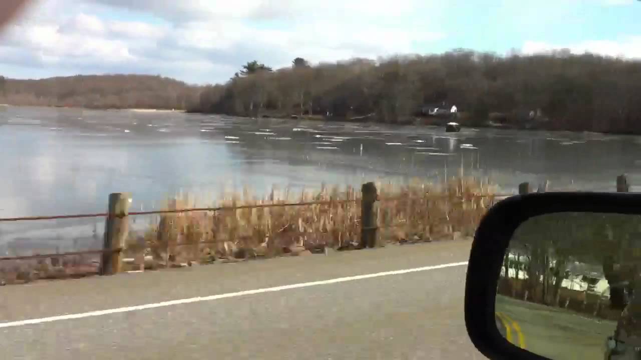 Ice Fishing Bantam Lake - YouTube