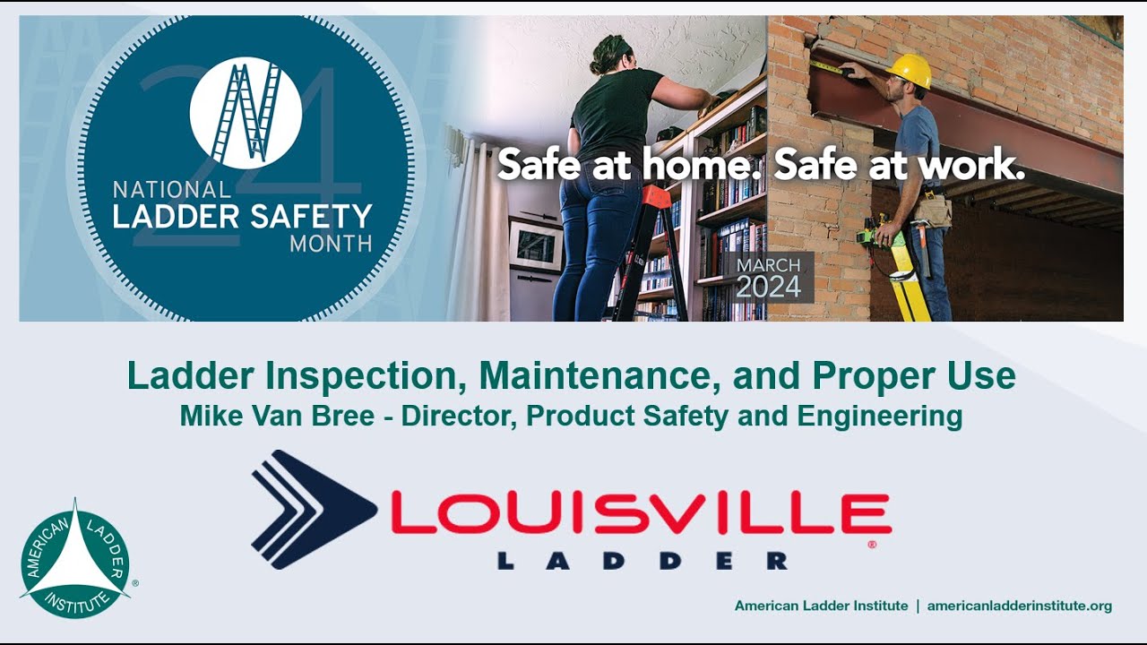 2024 National Ladder Safety Month Webinar Series - Ladder Inspection ...