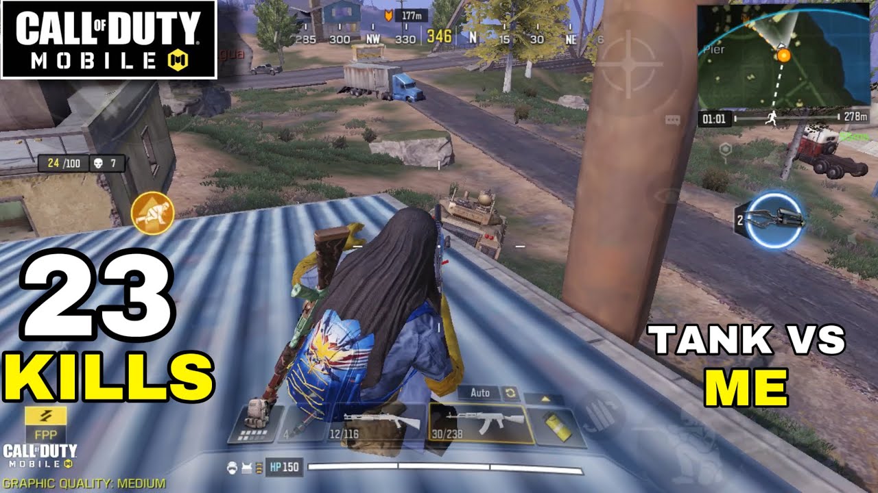 TANK VS ME : CALL OF DUTY MOBILE - YouTube