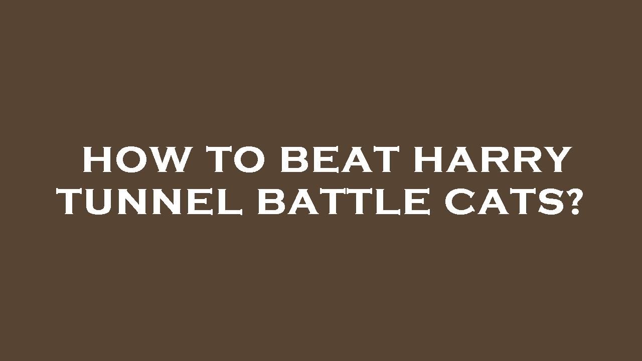 How to beat harry tunnel battle cats? - YouTube
