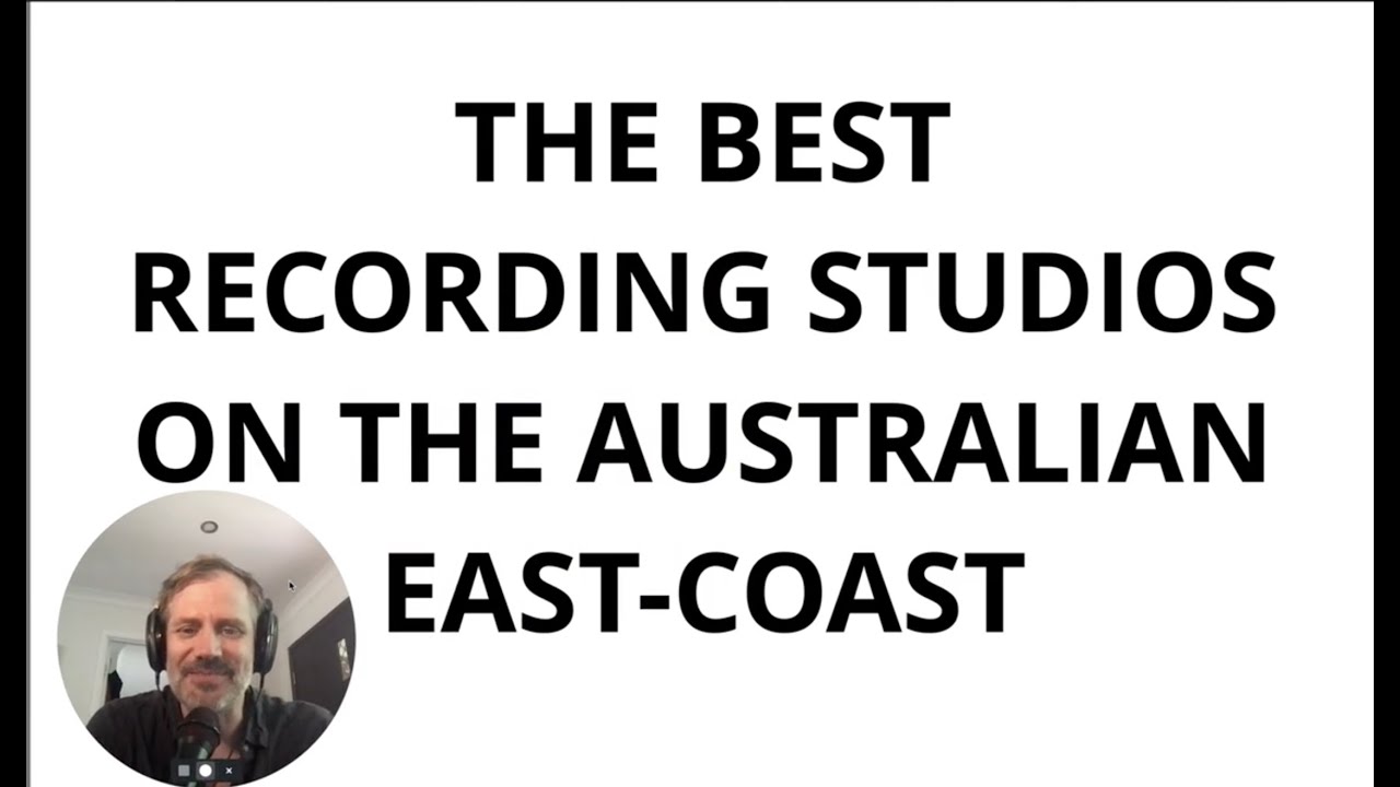 The Best Recording Studios On The East Coast Of Australia For 2023 ...
