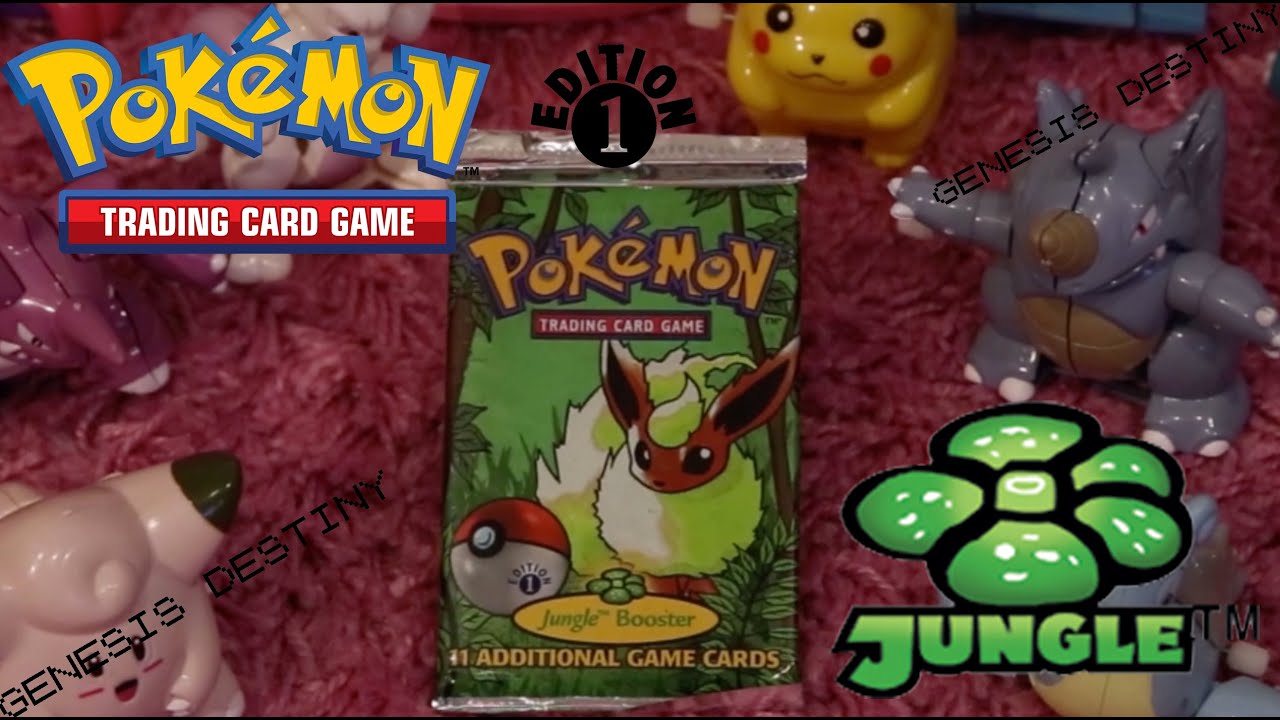 Pokemon Cards - Jungle First Edition Booster Opening (Epic Jungle Pack ...