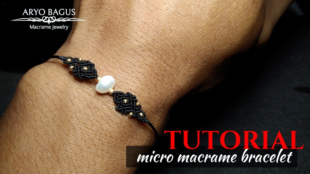 tutorial macrame bracelet | micro macrame #diybracelets # ...