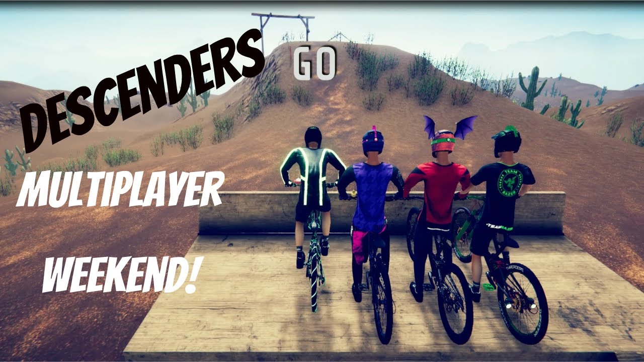 Descenders - Multiplayer Weekend! - 2020-10-10 (Canyon) - YouTube