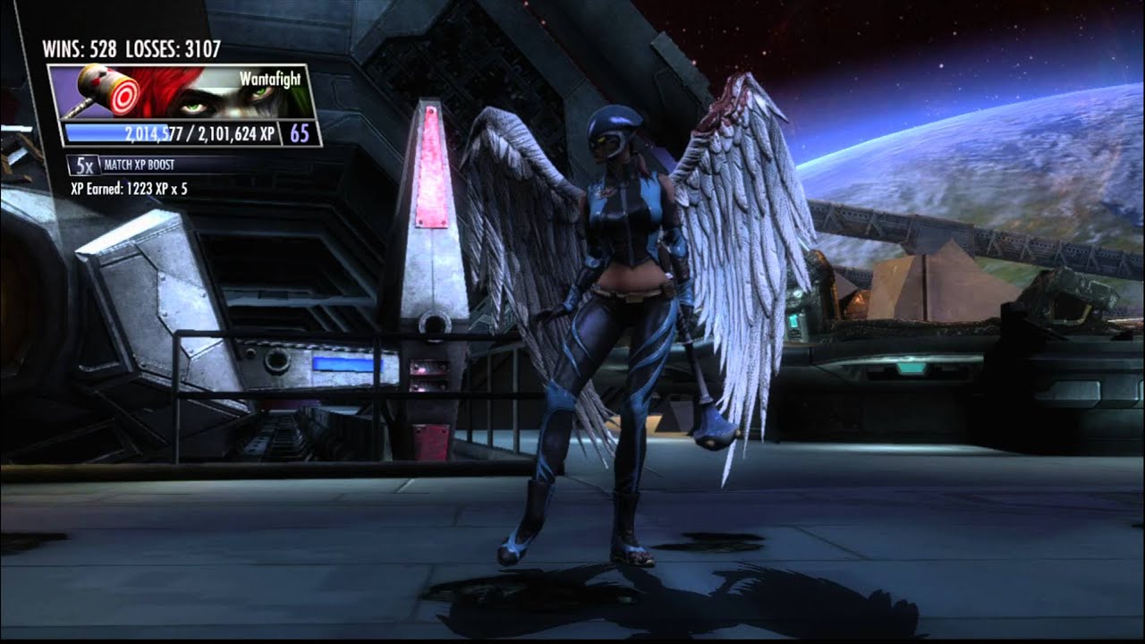 Injustice Gods Among Us Hawk Girl Earth 2 Arcade Classic Ladder First ...