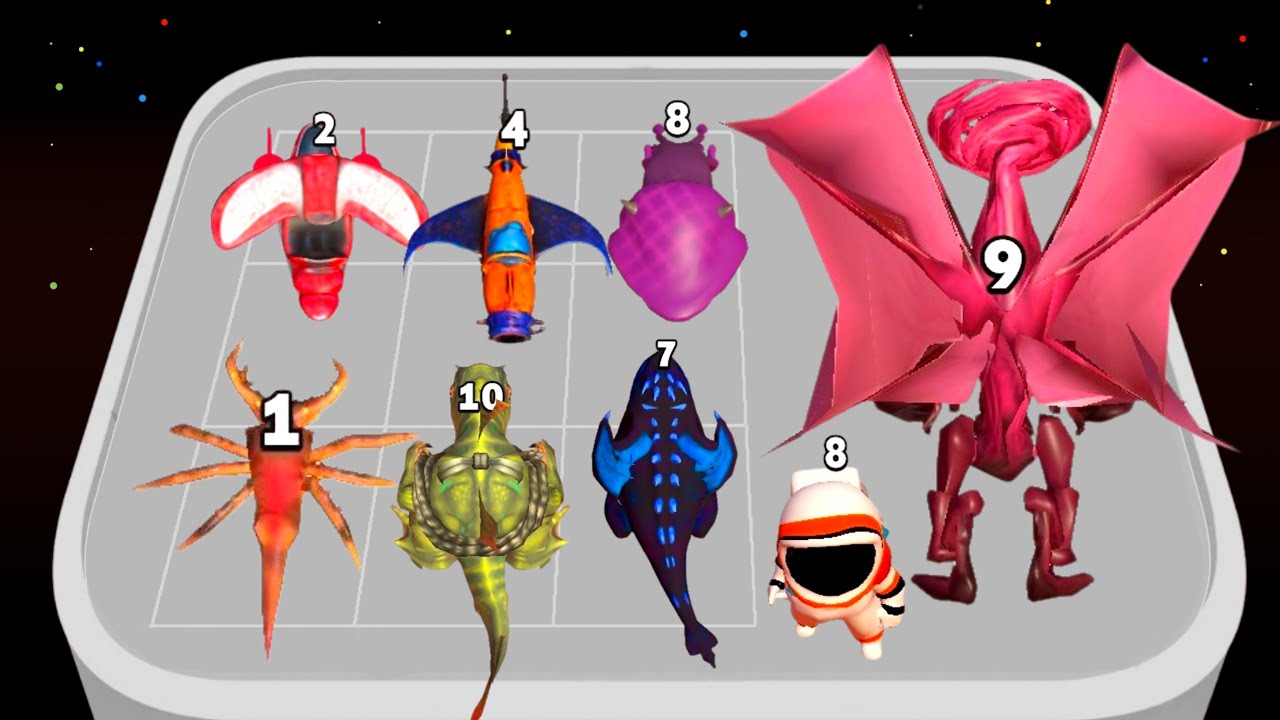 Merge Alien fighter Battle - Max Level Horror Merge Master Game Part 1 ...